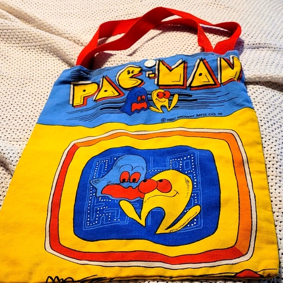 Midway | Other | Vintage Pacman Cloth Bag | Poshmark
